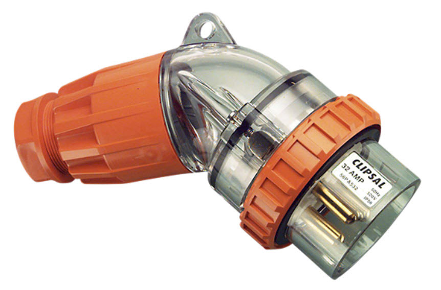 CLIPSAL 56PA532 | 5 Pin 32Amp Angled Plug 56 Series - Clipsal by ...
