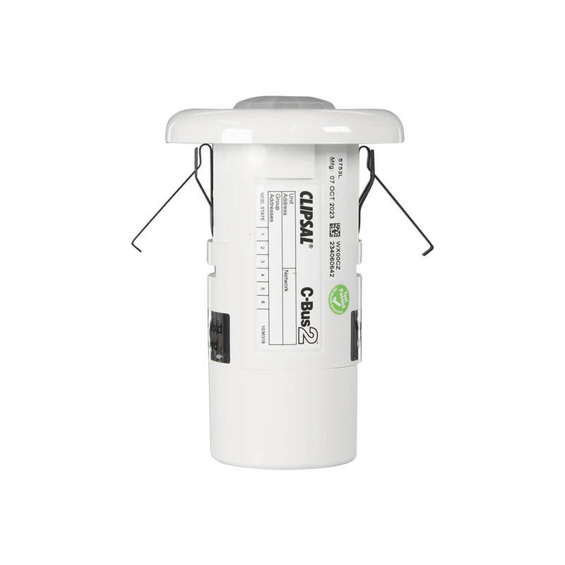 Clipsal 5753L Indoor Ceiling 360° PIR Motion Sensor for C-Bus Systems ...