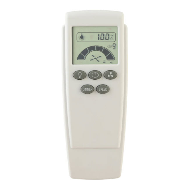 Brillant 99222 | Dimmable Three Speed AC Fan Remote Control With Timer ...