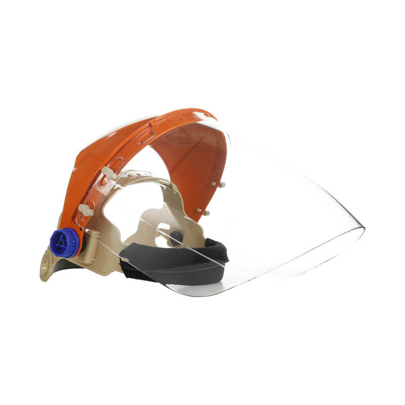 Pro Choice BGVC | Striker Browguard with Clear Visor | Orange