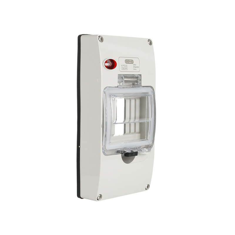 GEN3 CBC4PN | 4 Pole RCD/MCB Cover With Neon IP66