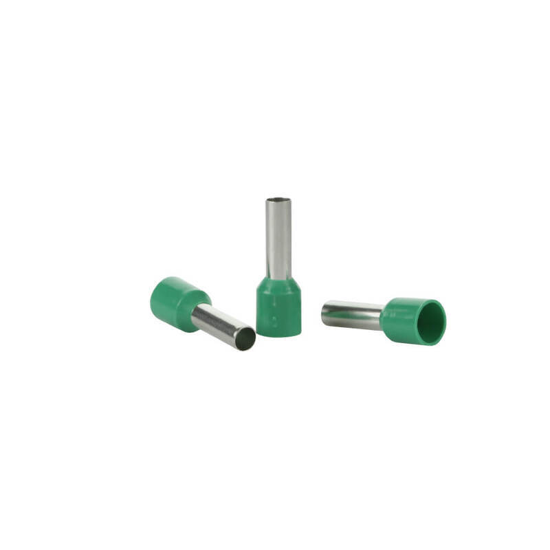 TuffStuff CE6.00 | Boot Lace Ferrules 6mm Green 50 Bag