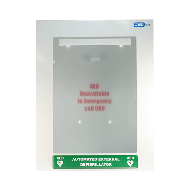 CardiACT DEFIB-005 Metal Defib Cabinet | Lockable AED Cabinet