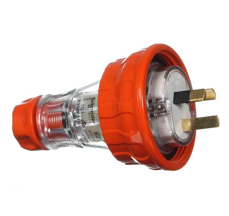 CLIPSAL EY56P310 EASY56 | Plug Straight 3 Flat Pin 10Amp IP66