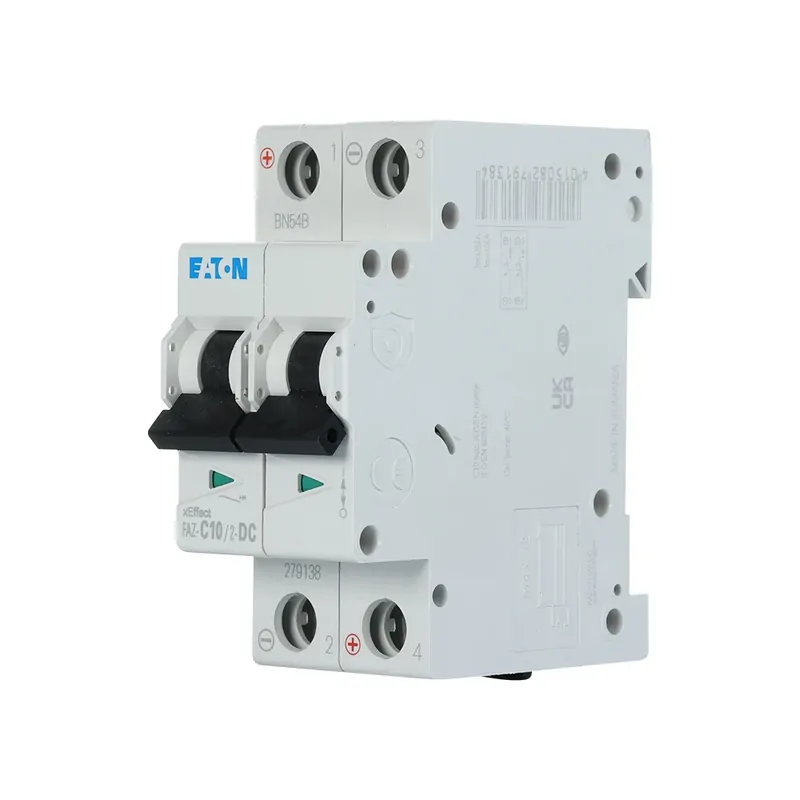 Eaton FAZ-C10-2-DC | 10A DC Circuit Breaker 2 Pole 10kA