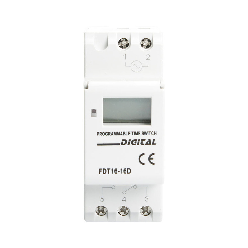 NLS FDT16-16D | Single Channel Digital timer 16amp 24Hr / 7 Day Battery ...