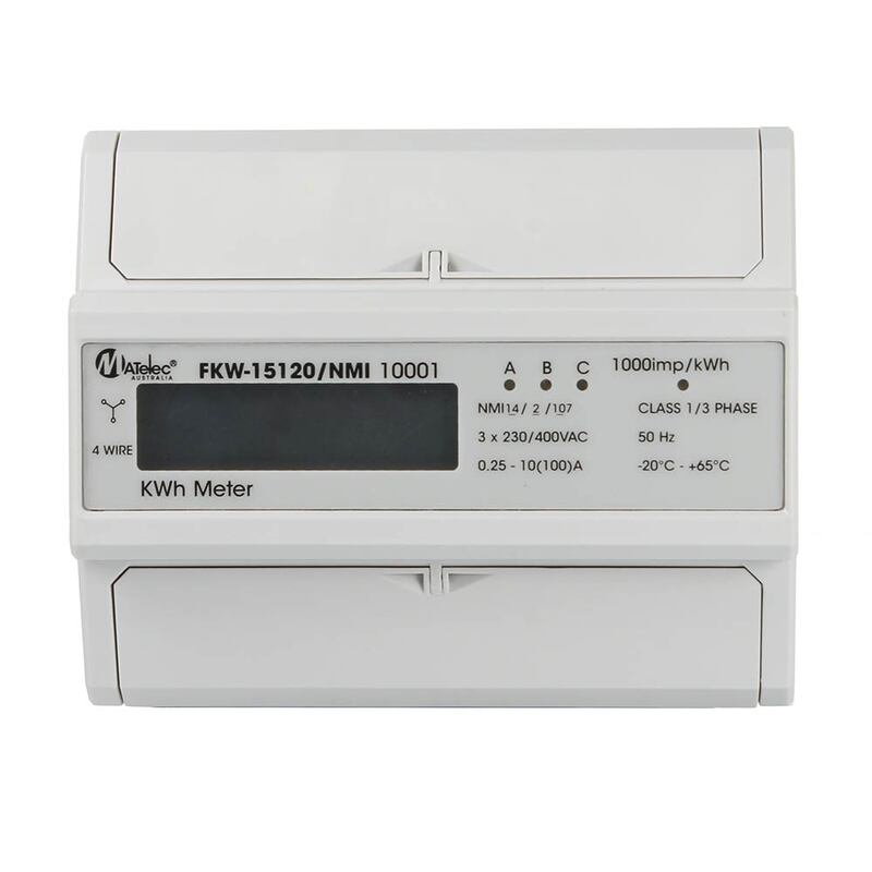 Matelec FKW-15120-NMI | 3 Phase 100Amp KW Hour Meter Direct Online ...