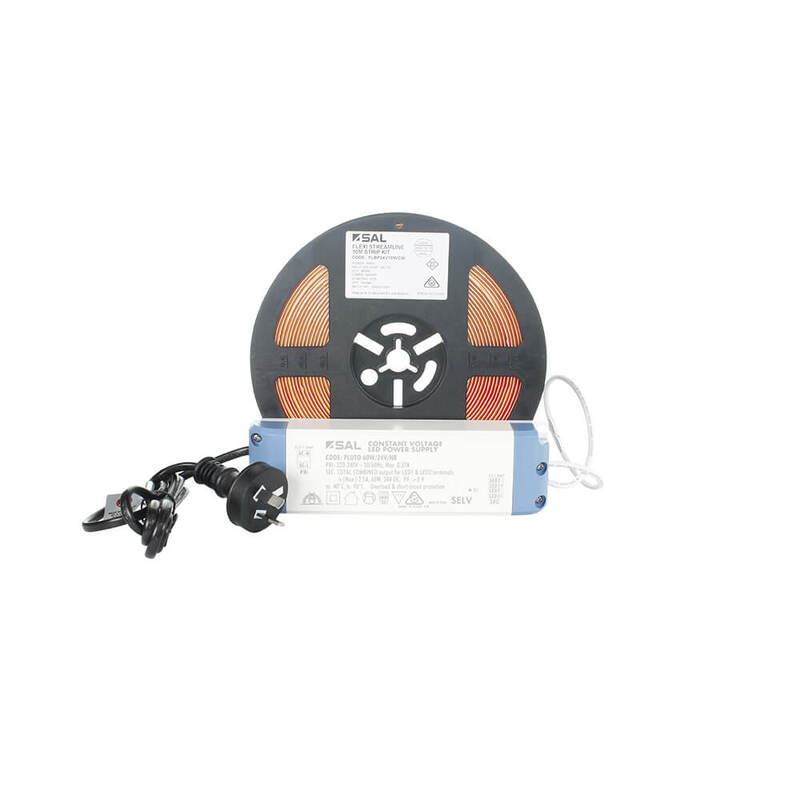 SAL Flexi LED Streamline Strip 10M - 4000K Non-Dimmable, Easy Install