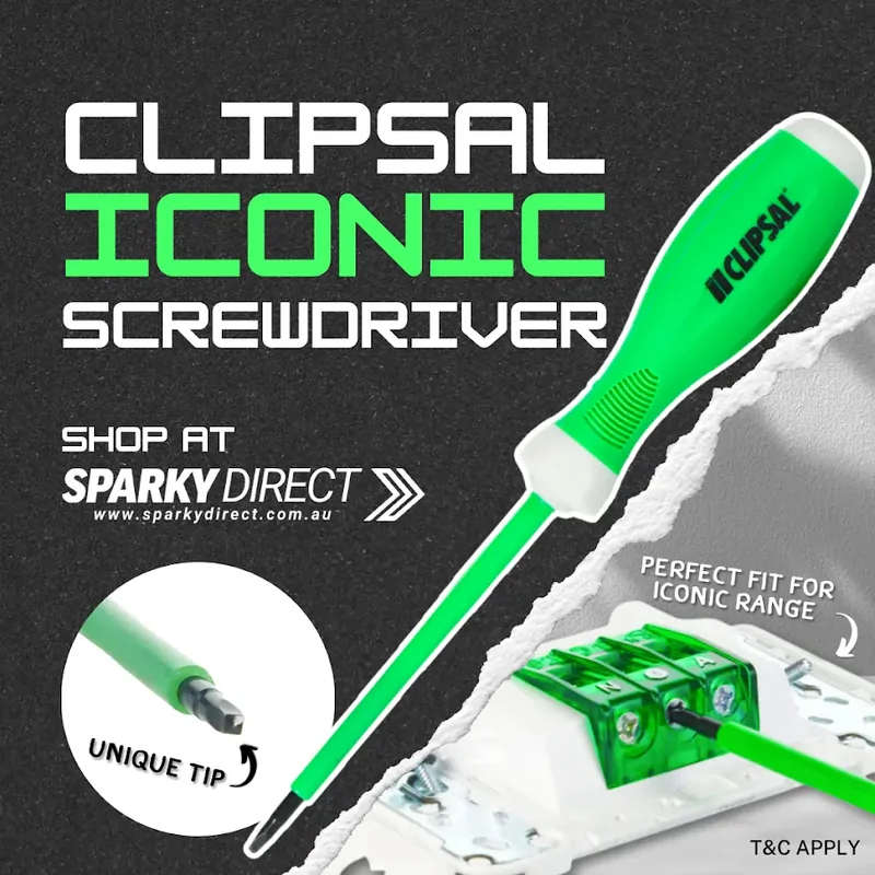 Clipsal Iconic Screwdriver | Limited Edition Screwdriver for the Iconic ...