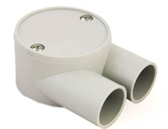 U Type 2 way Junction Box 25mm | JTU-25