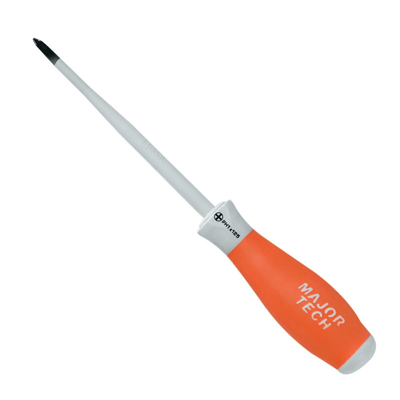 Major Tech KTK04P1 | Insulated Slimline Screwdriver PH1 | 125mm