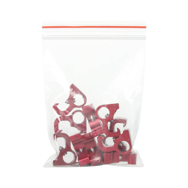 Volt Safety LOCK-MCB-UCL4-10 Aluminium Toggle Lockout - 10 Pack, Red