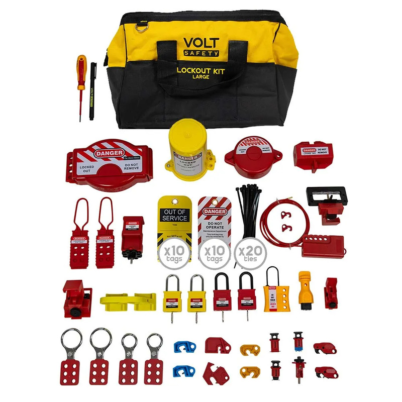Volt Safety LOCKOUT-KIT-L | Electrical Contractor Lockout Kit | Large