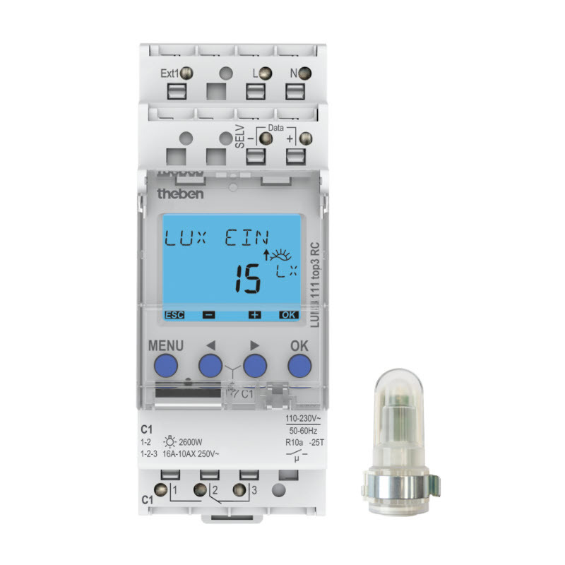 THEBEN LUNA111TOP3AL | Digital Surface-mounted light sensor | External ...
