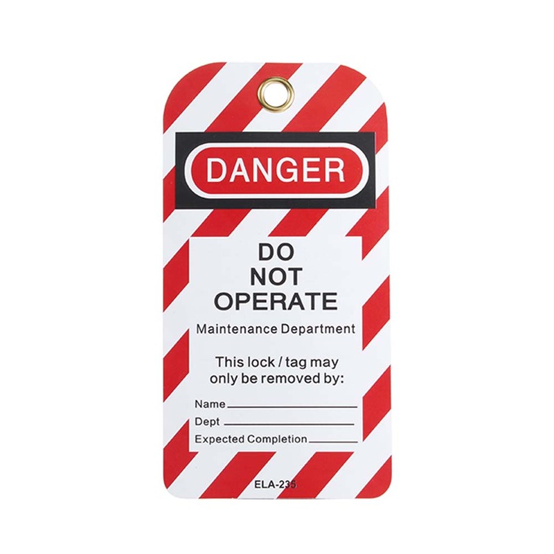 Premium Lockout Tag - Danger Do Not Operate | LOCKOUT-TAG-DNOP | Qty 1 Tag