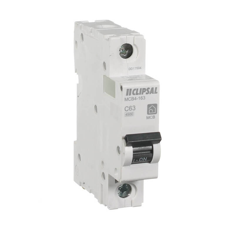 CLIPSAL MCB4-163 | 63amp Single Pole 4.5kA Circuit Breaker