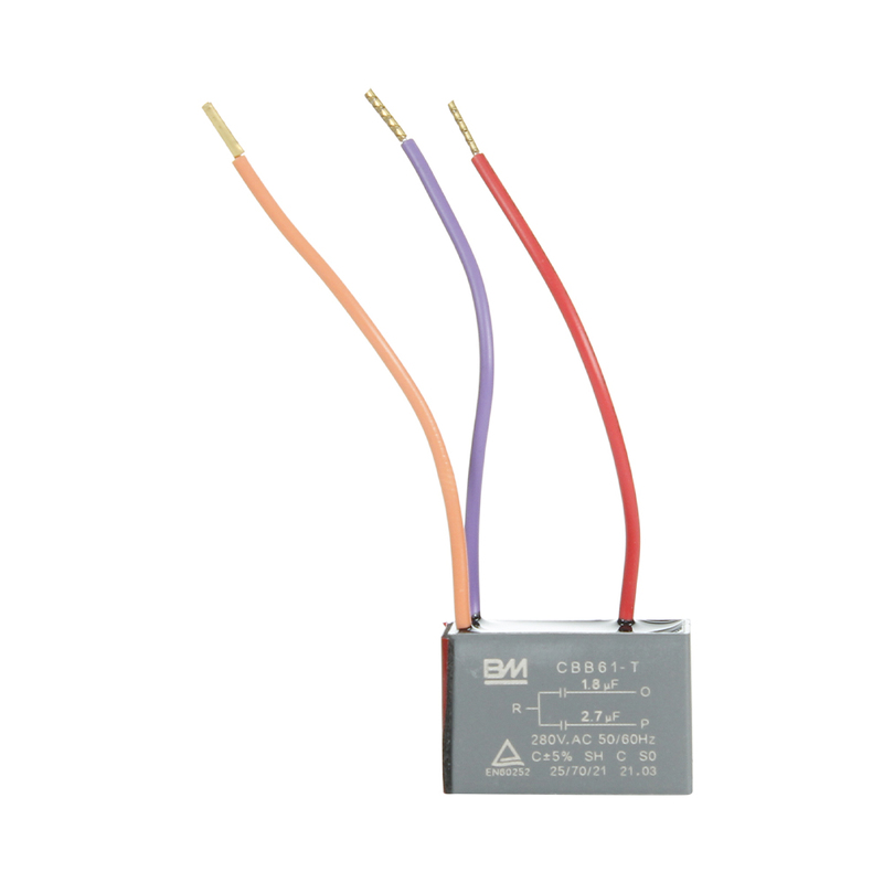 Trader Meerkat MEFC2CAP | Rotary Fan Controller Capacitor Only, 1.8/2.7 uF