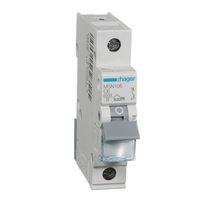 Hager Single Pole Circuit Breaker | Hager 1 pole CB | Sparky Direct Online