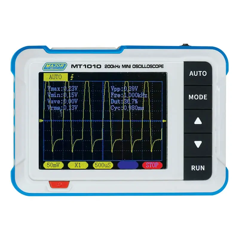 Major Tech MT-1010 | 200kHz Handheld Mini Oscilloscope