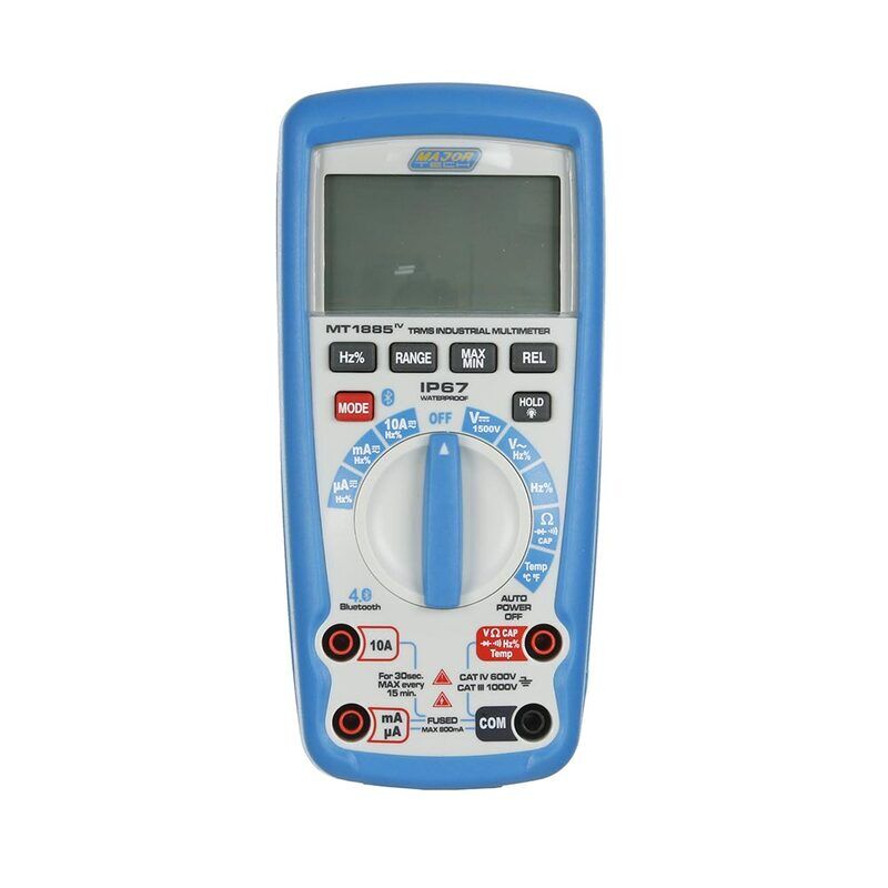 Major Tech MT1885 | 1500V DC IP67 True RMS Bluetooth Multimeter