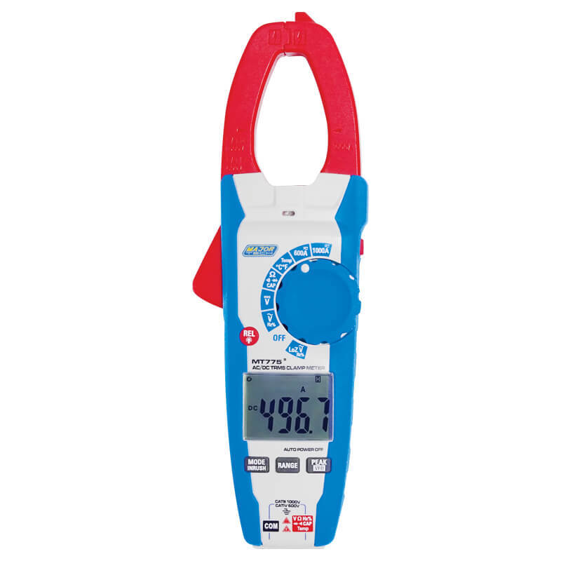 Major Tech MT775 | 1000A AC/DC True RMS Clamp Meter