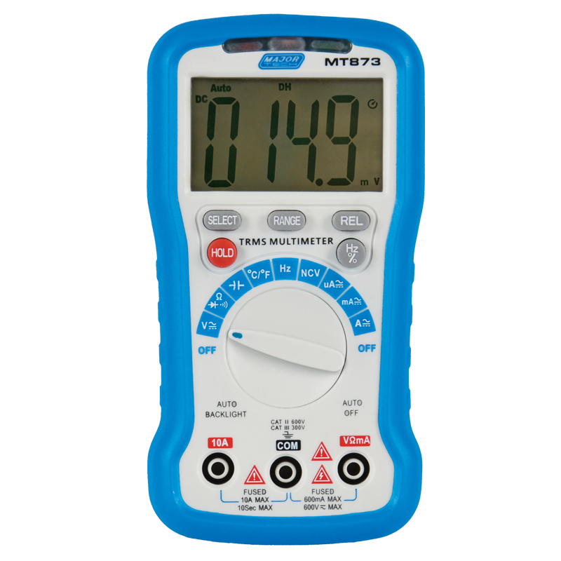 Major Tech MT873 | 600V AC/DC True RMS Multimeter