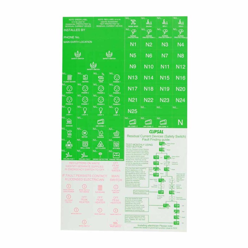 Clipsal MX9ELG | Clipsal Enclosure Green Label