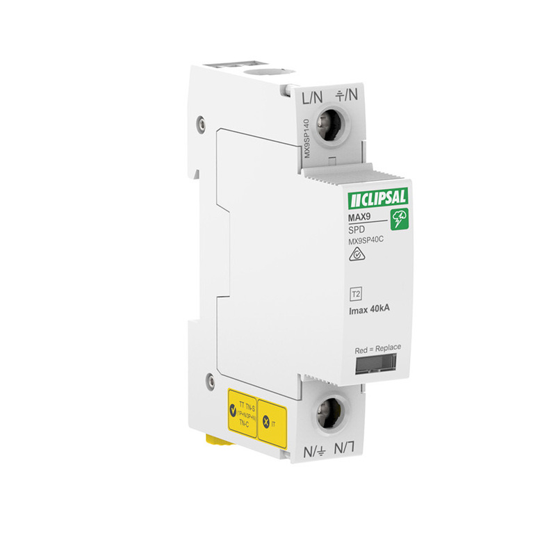 Clipsal MX9SP140 | MAX9 SPD 1P 40kA Surge Protection Device