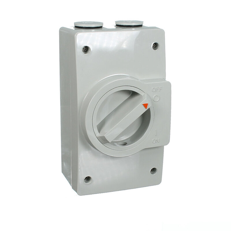 NHP NLINE NL120L | Weatherproof Isolator 2 Pole 20 amp M120 250v | Large