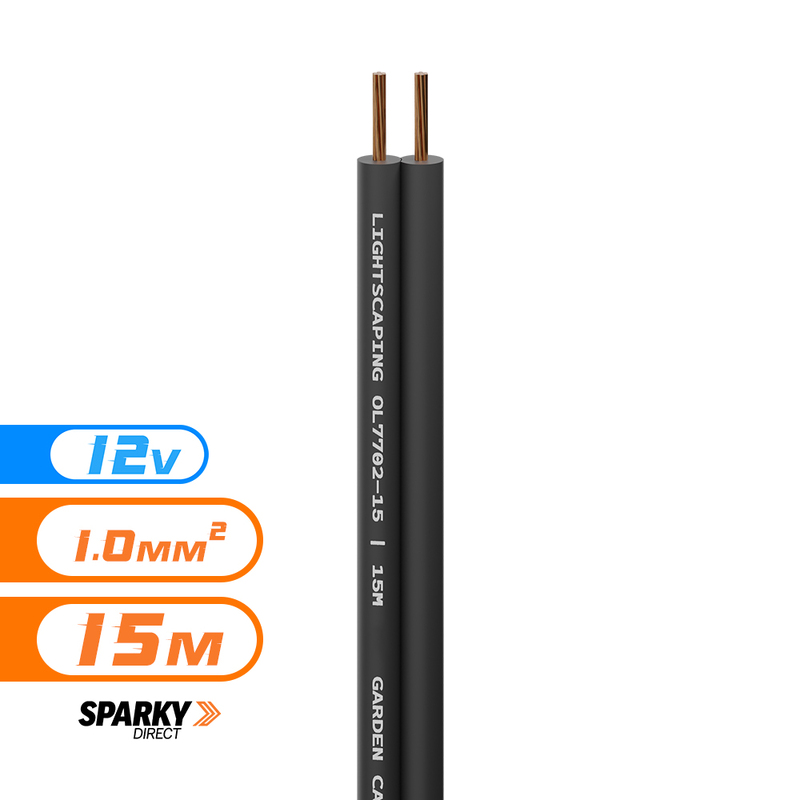 Lightscaping OL7702-15 | 15m DIY Garden Cable | 12V