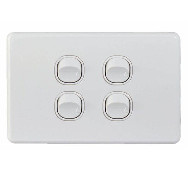 Trader Puma PUSW4G66 | Switch Horizontal 4 Gang 10AX 250V IP66