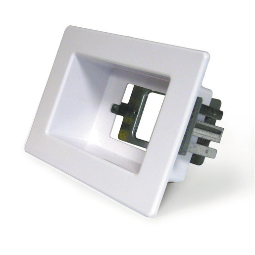 Recessed Wall Box 1 Gang White | RECWP1WH - Repelec