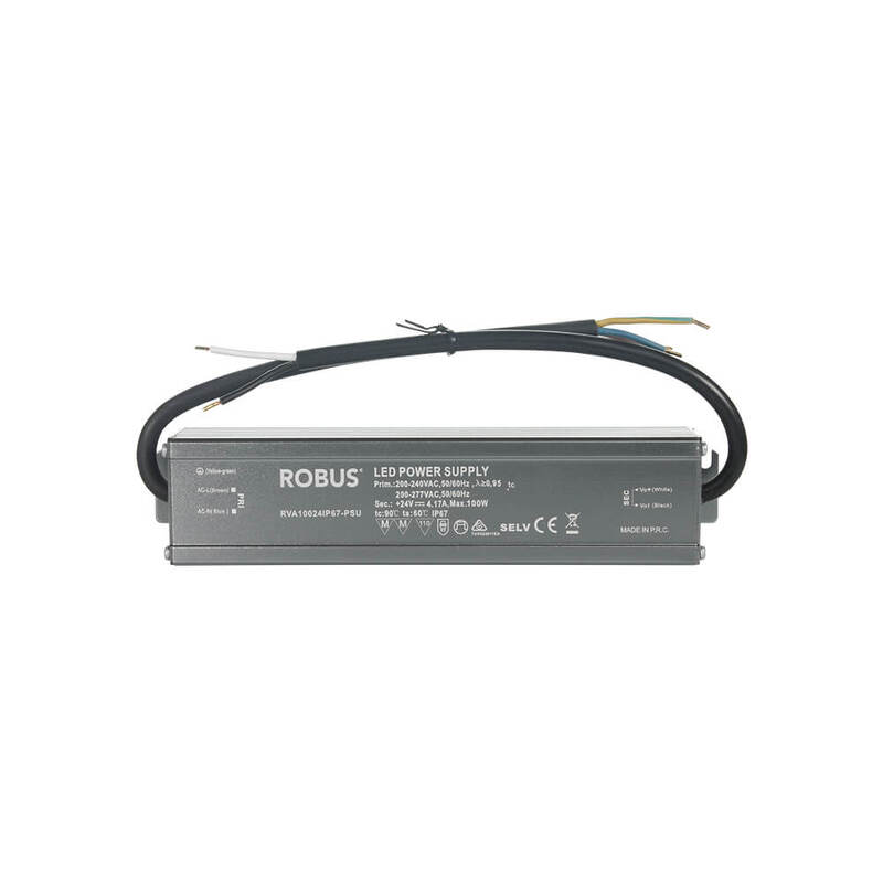 ROBUS Vegas 100W 24V LED Power Supply IP67 - Reliable Outdoor Lighting ...