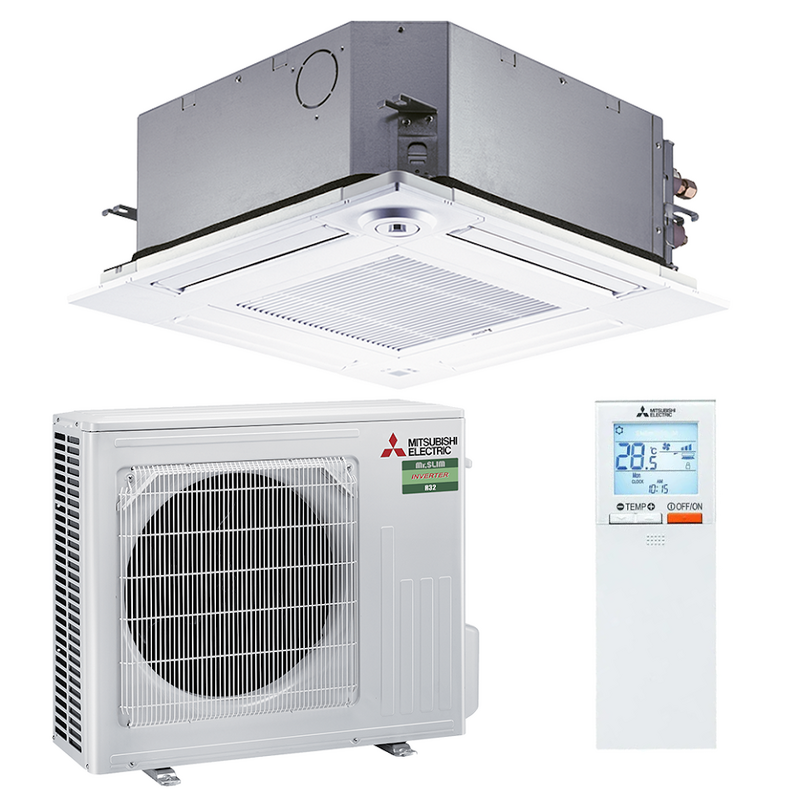 Mitsubishi Electric Air Conditioner | 5.6KW Compact Cassette Split System | 1 Phase | SLZM60VALKIT