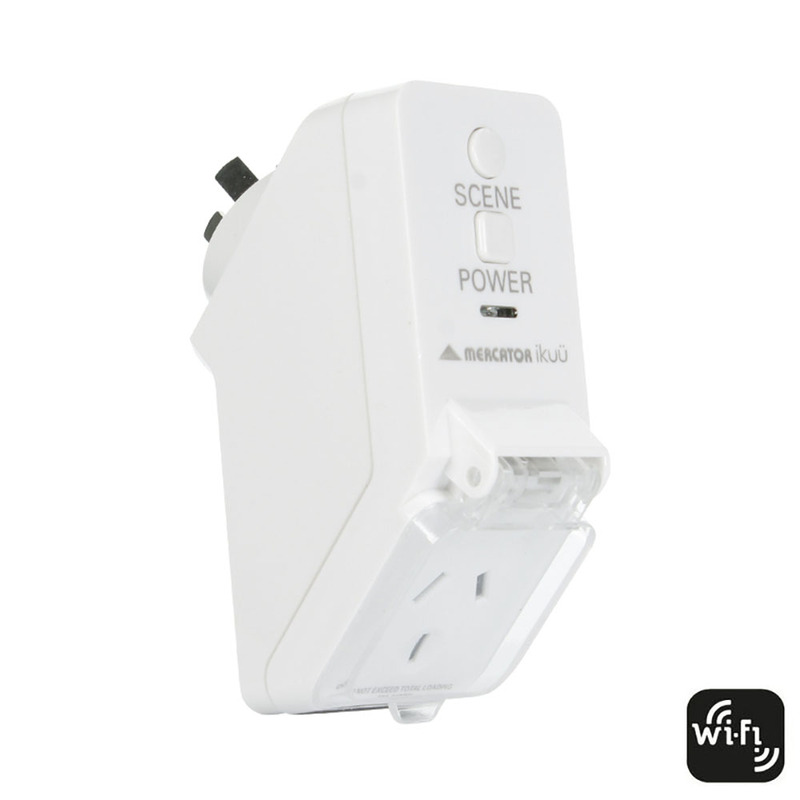 Mercator Ikuu SPLUG03 | Smart IP44 Outdoor Single Adapter | Wi-Fi