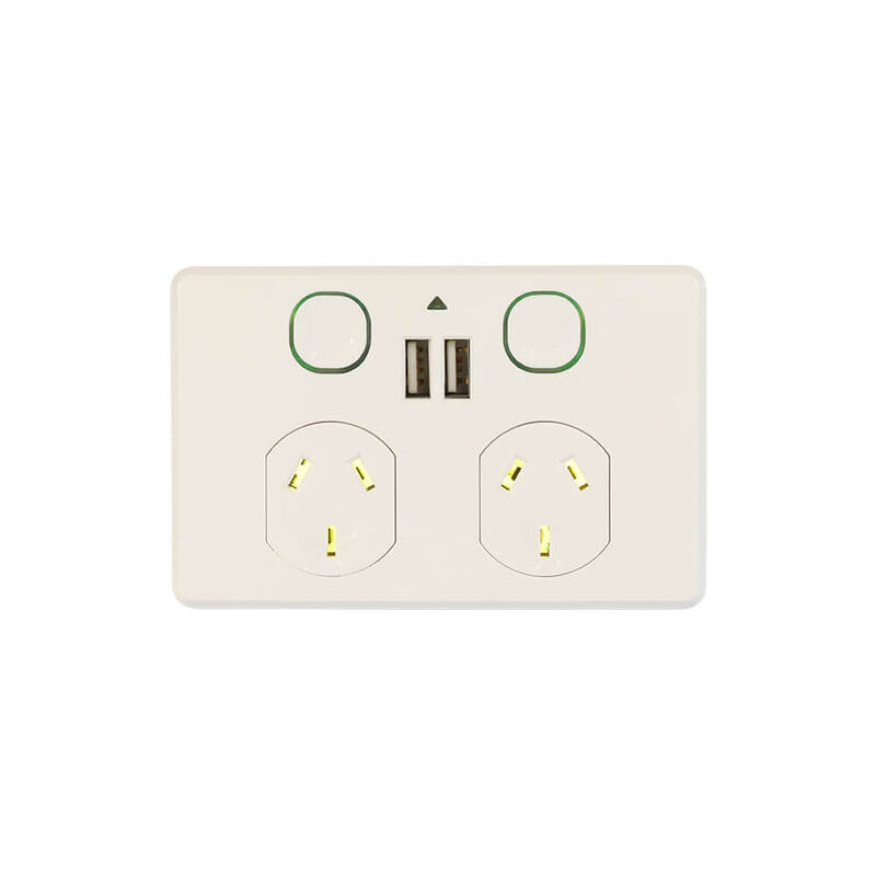 Mercator Ikuu SPPUSB02G-WIFI | Smart Double Power Point with USB