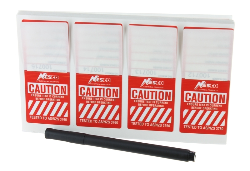 Test Tags RED 100 Pack | TAGTT1R - Nesco