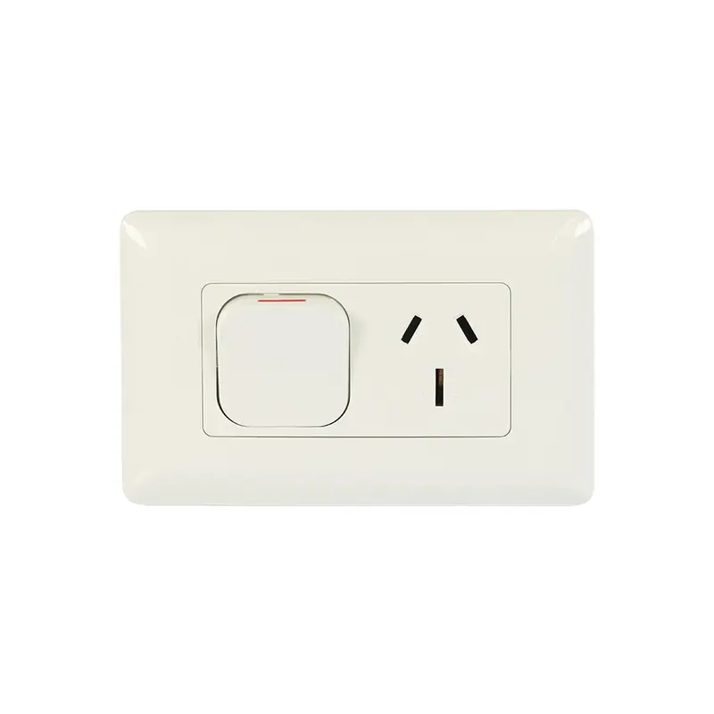 Tesla TESGPO115LD | Single Large Switch GPO, 15 Amp, White