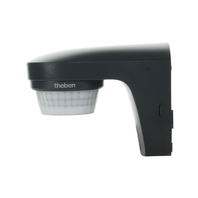 Theben THELUXA-S180-BK | Outdoor PIR Motion Detector 180° IP55 | Black