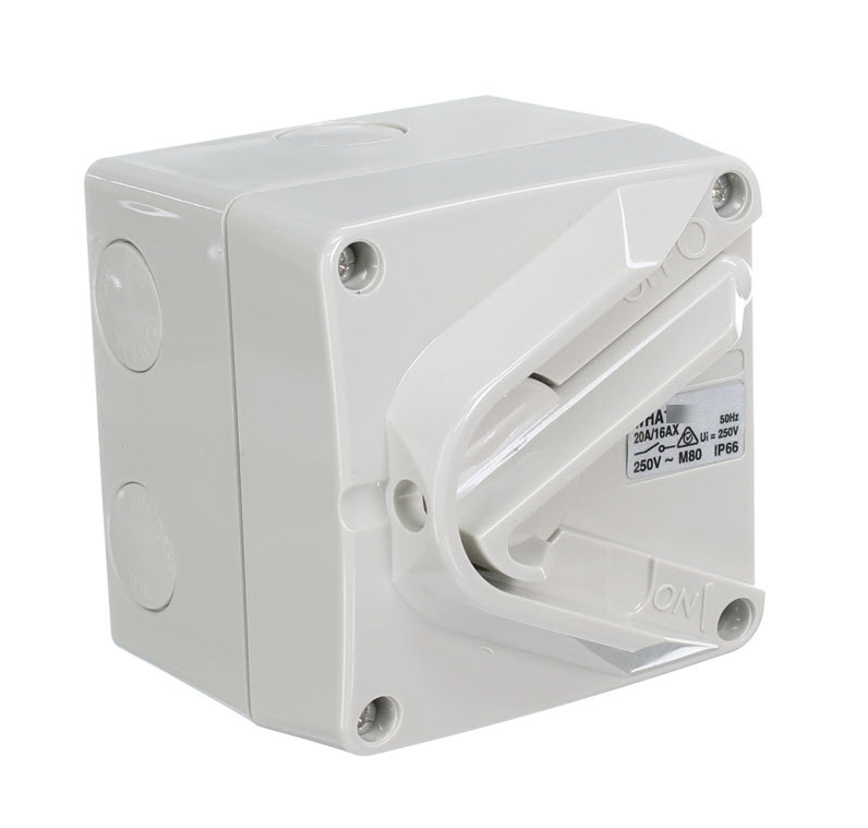 Clipsal Weatherproof Isolator 1 Pole 35 amp WHA135RG