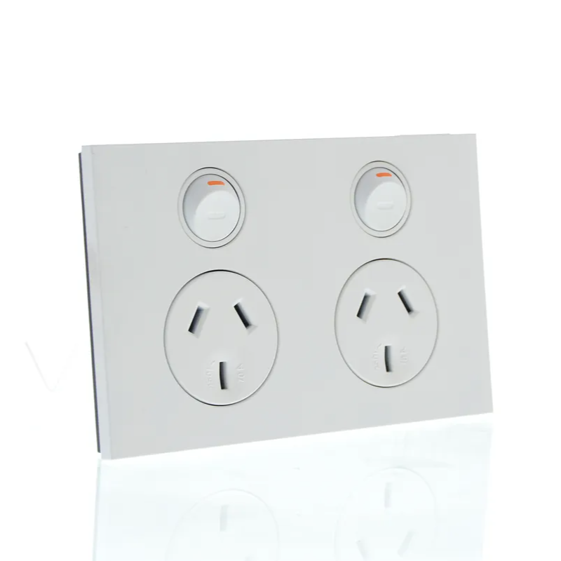 CLIPSAL SATURN ZEN Z4025-ZW | Double GPO 10Amp 250v | Zen White