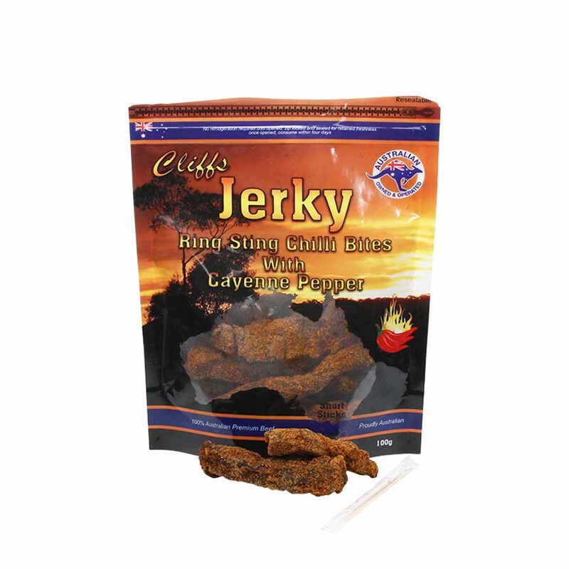 Cliffs Premium Jerky | Ring Sting Chilli Bites with Cayenne Pepper ...