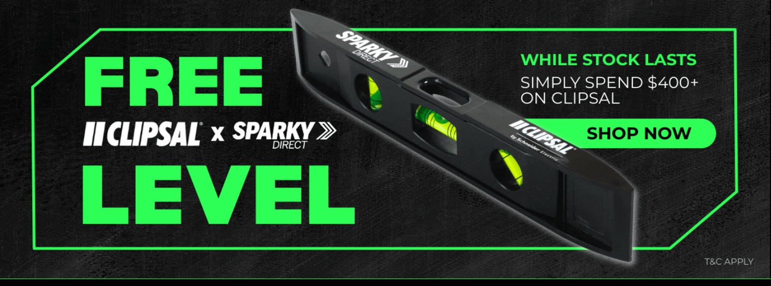 Clipsal X Sparky Direct Torpedo Level